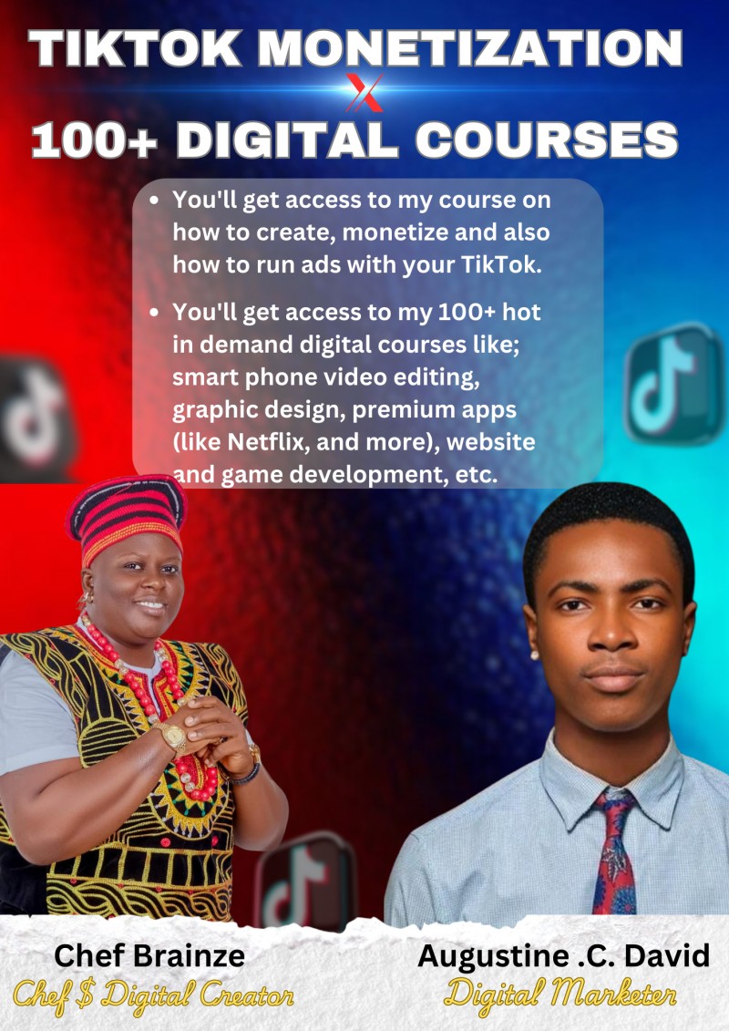 Buy Tiktok Monetization X 100+ Digital Courses by Great Digitals on Selar