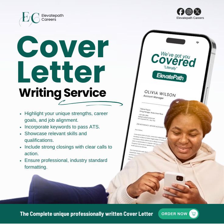 Buy Cover Letter Writing Service by Kenny Ikpogho on Selar