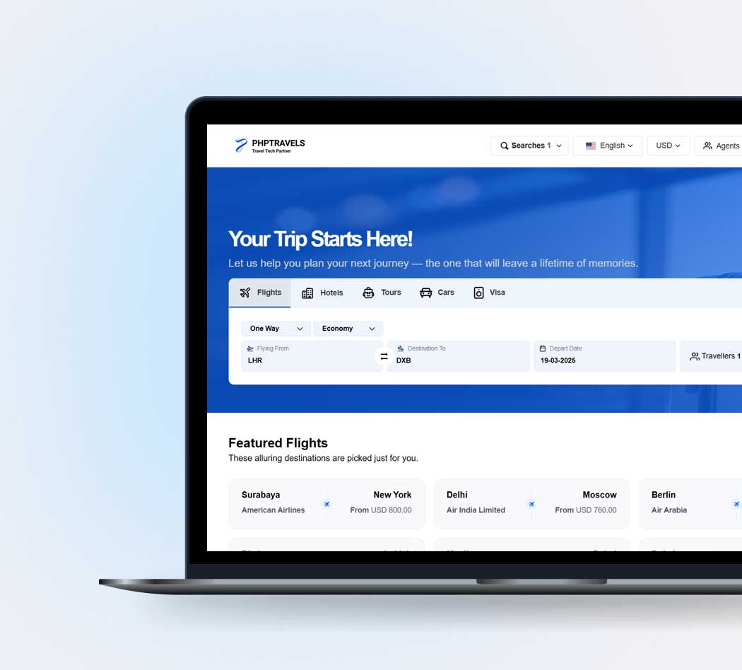 Buy PHP Travels Scirpt by Elvis Light on Selar