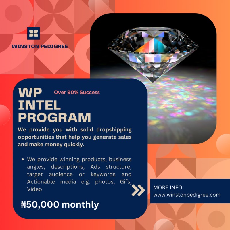 Subscribe Intel Program by WP by Winston Pedigree on Selar