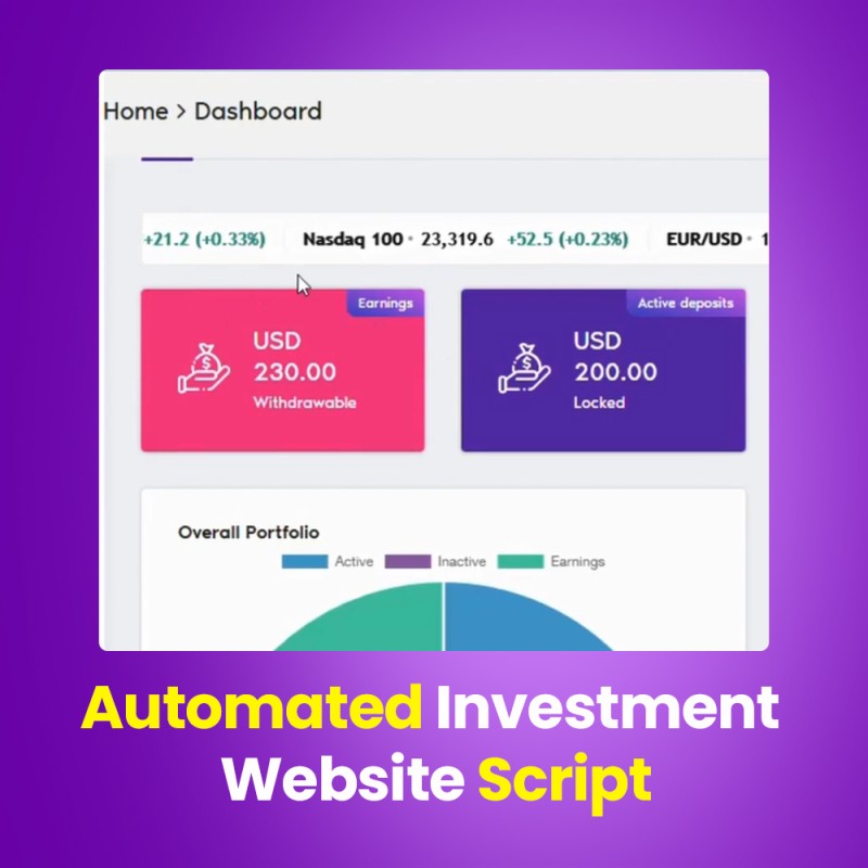 Buy Investment Website Script (WordPress + PHP Backend) – Build Your ...