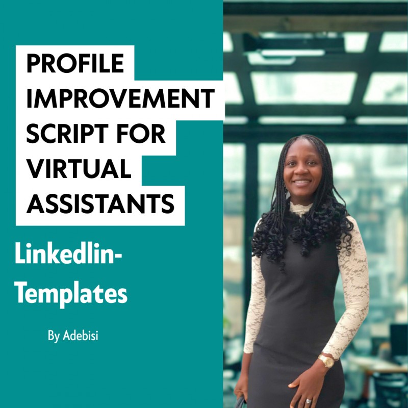 Buy Profile Improvement Script for Virtual Assistants by Adebisi Ebun ...
