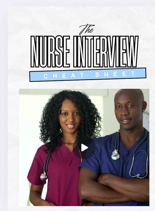 Buy Nurse interview by Ella Beautystyle on Selar