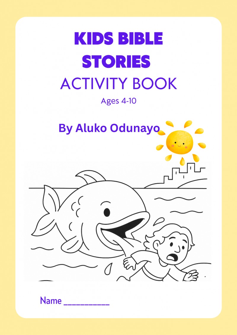 Buy Kids Bible story Activity book by Aluko Odunayo on Selar