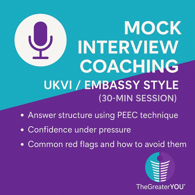 Buy Mock Visa Interview Coaching – UKVI / Embassy Style (1 Hour Session) by Anietie Akanam on Selar