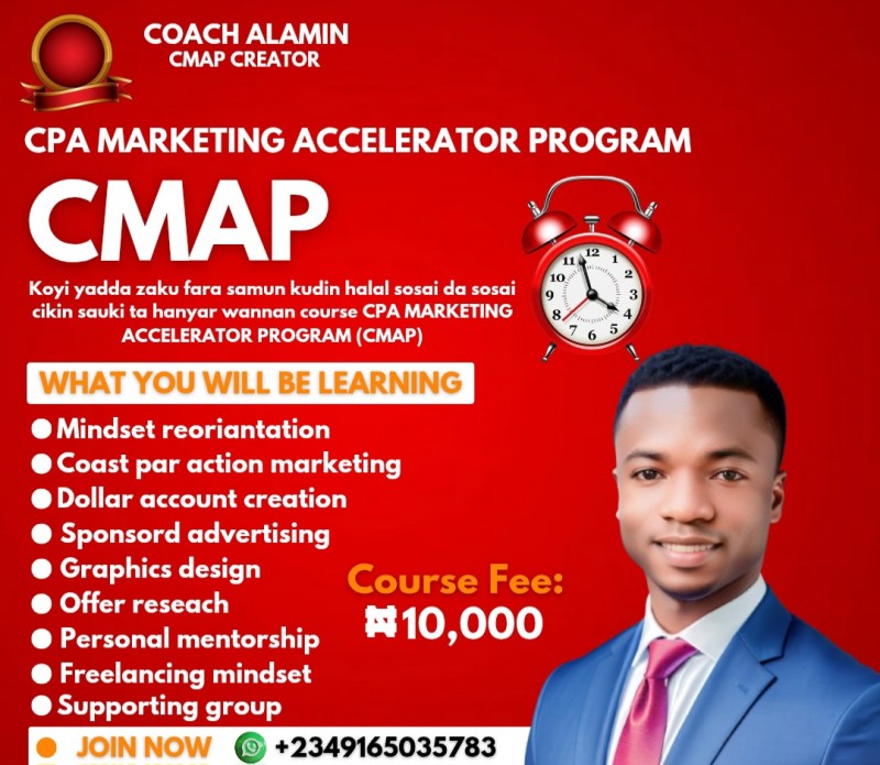 Buy CPA MARKETING ACCELERATOR PROGRAM (CMAP) by arewa-digital-marketing ...