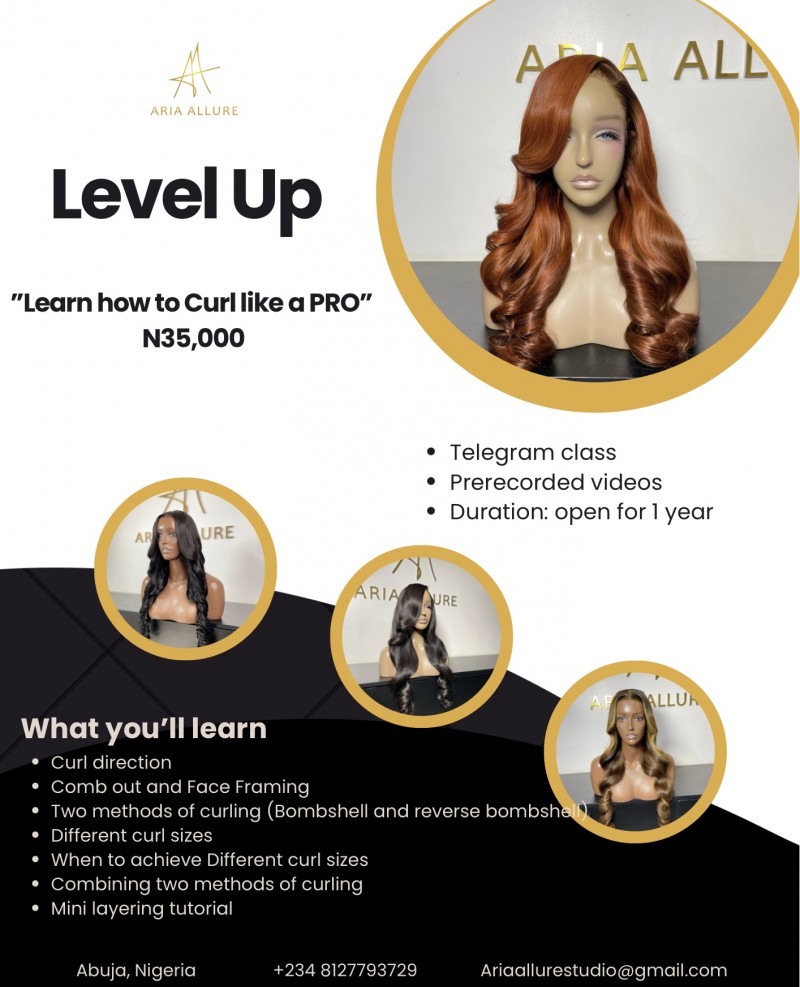 Buy Curl like a Pro by Aria Allure on Selar