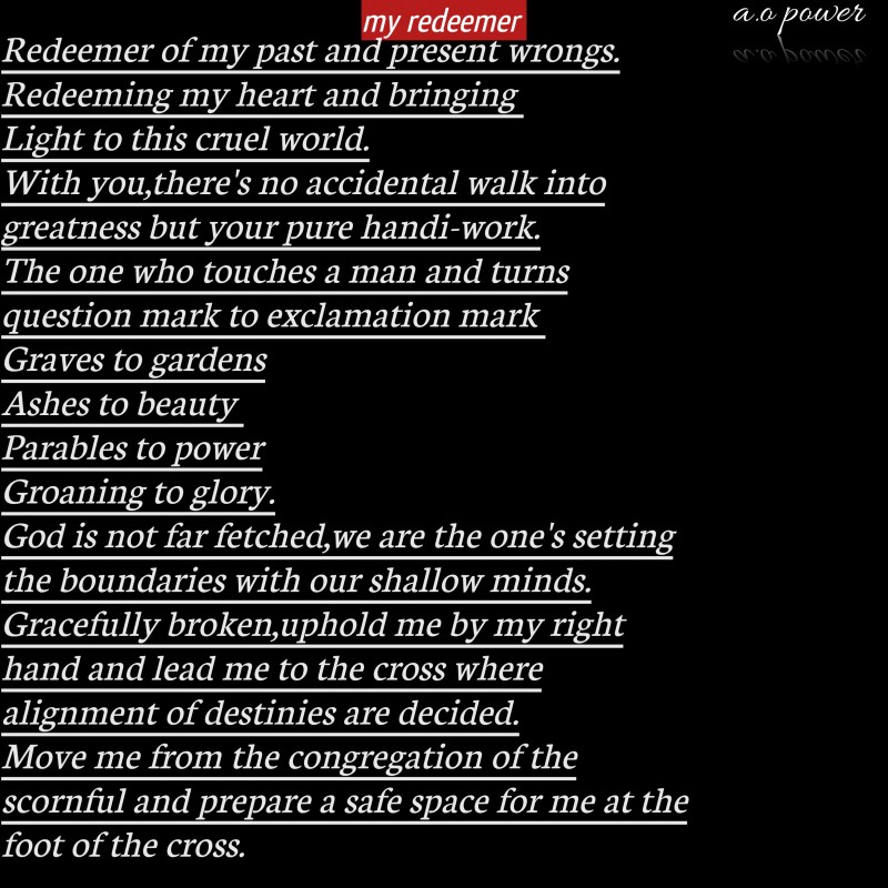 Buy Poem by Asemota Godspower on Selar