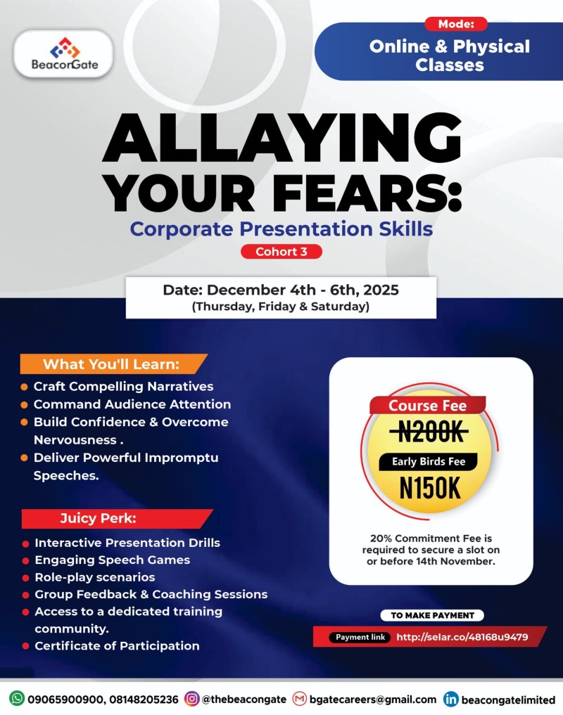 Buy Cohort 3 - Allaying Your Fears: Corporate Presentation Skills by ...