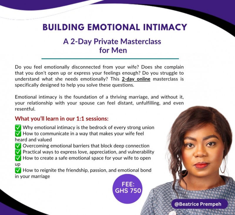 Buy Building Emotional Intimacy in Marriage: A 2-Day Private Masterclass for Men by Beatrice ...