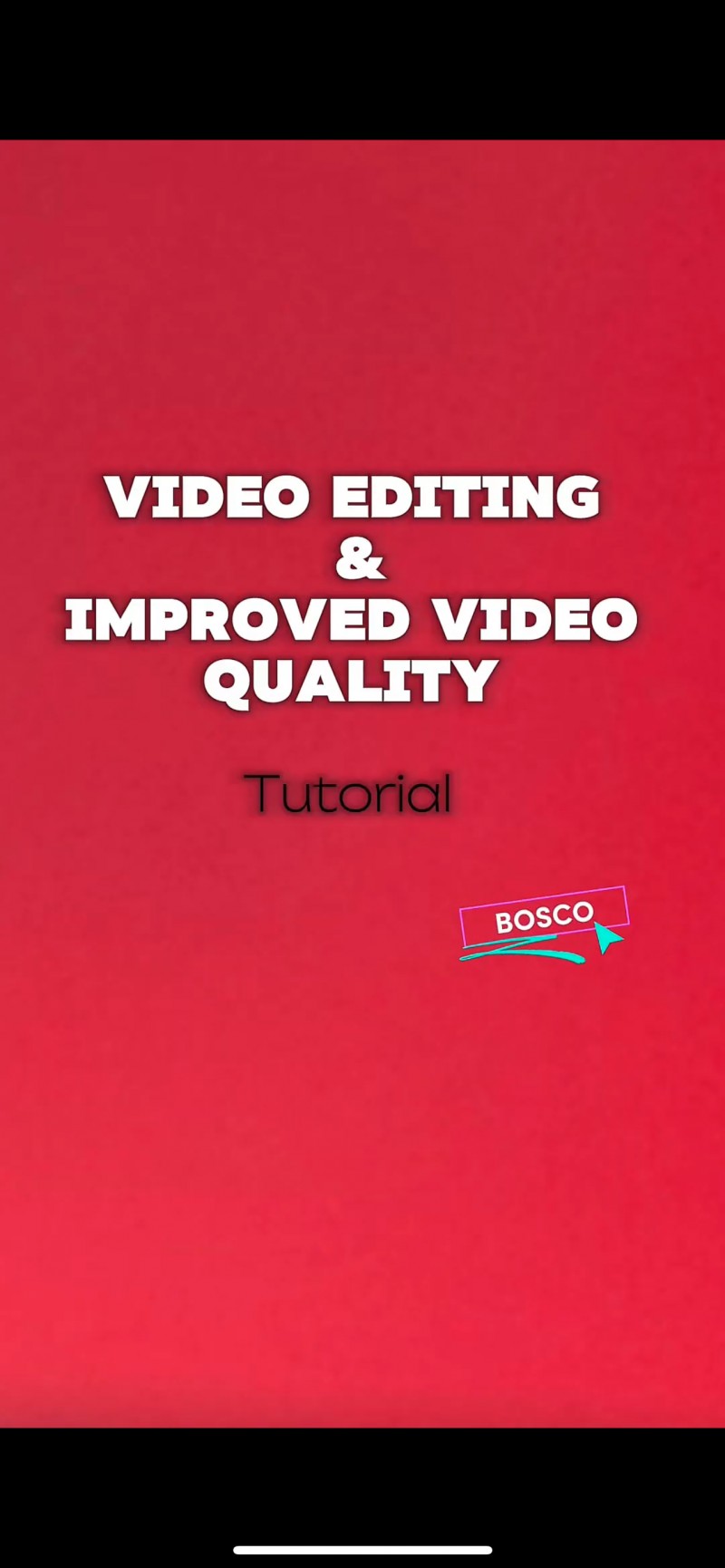 Buy Video Quality/Editing tips by Benjamin Adegahi on Selar