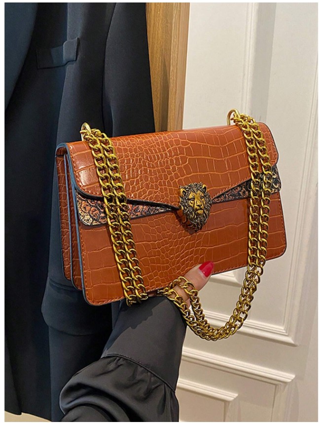 Buy Brown Croc Bag by Blairvana studio on Selar