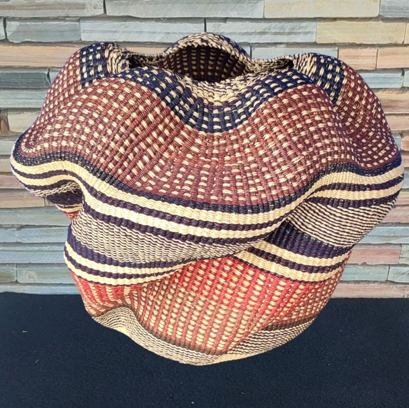 Buy Bolga Basket, African Basket, Handmade Basket, Ghana Basket, Gift ...