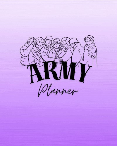 Buy BTS Army Planner by Borafinds on Selar