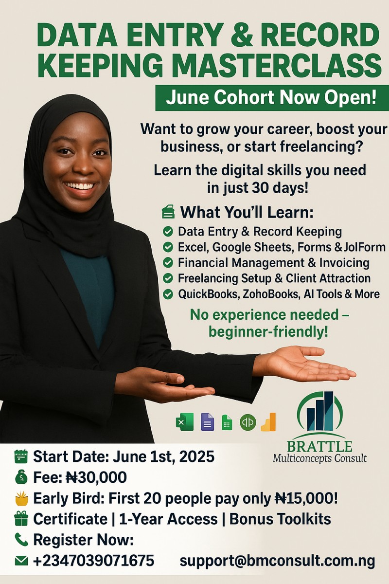 Buy Master Data Entry & Record Keeping with BMC's 30-Day Online Academy ...