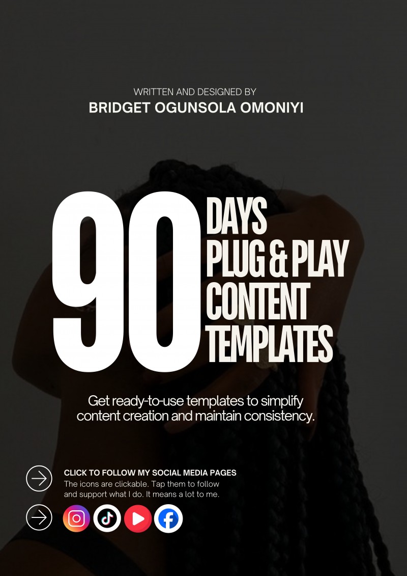 Buy 90 Days Plug & Play Content Templates by Raphael Nwabudike on Selar