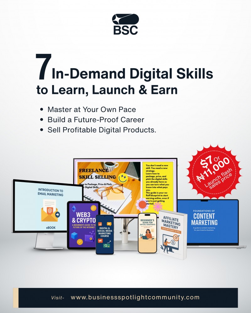 Buy 7-Digital Skill Bundle by Business Spotlight Community on Selar
