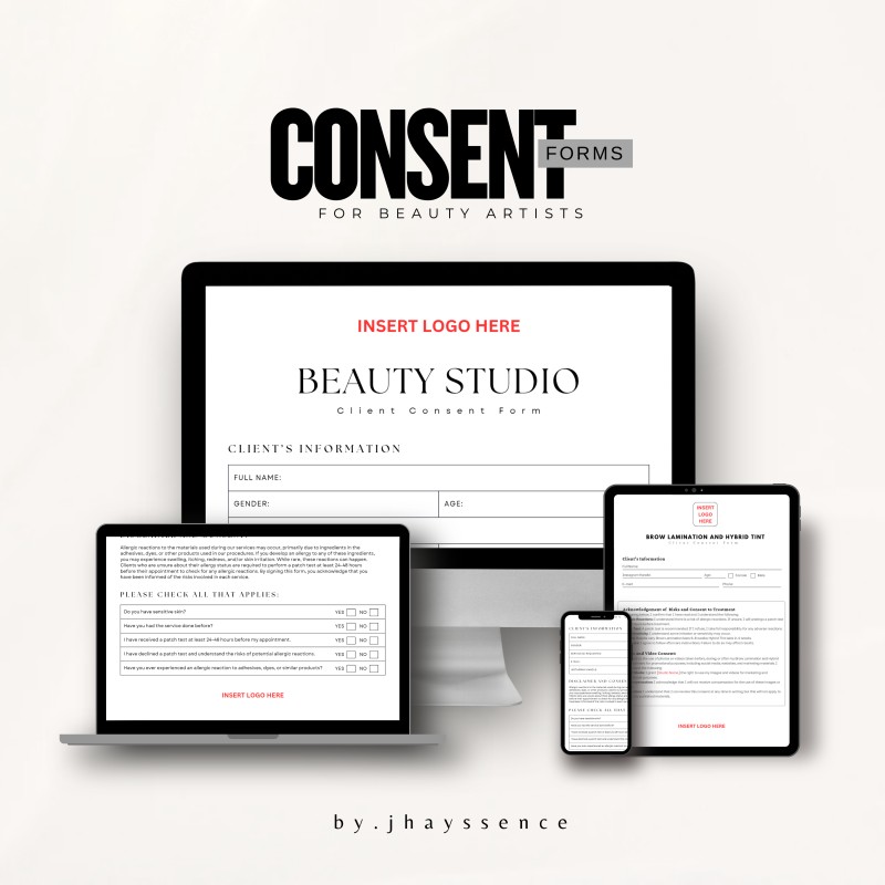 Buy CLIENT CONSENT FORMS - For beauty professionals. by JHAYSSENCE on Selar