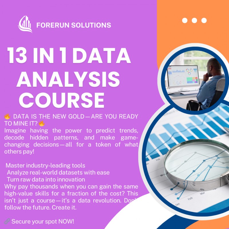 Buy 13-in-One Data Analysis Courses Packed with Value by Oluchi Cassia ...