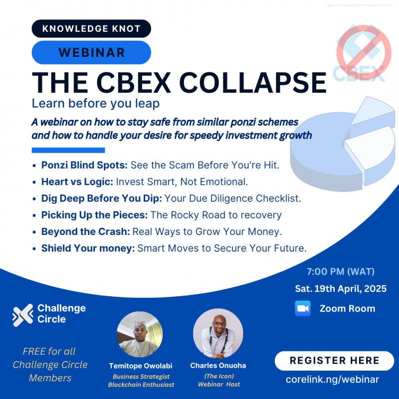 Buy The CBEX Collapse: Learn before you leap by Challenge Circle on Selar