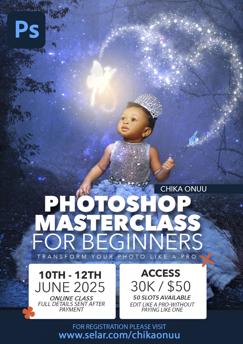 Buy Photoshop Masterclass for Beginners by Chika Onuu on Selar