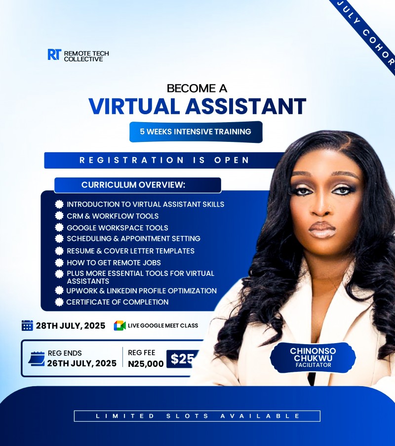 Buy Become a Virtual Assistant by Chinonso Chukwu on Selar