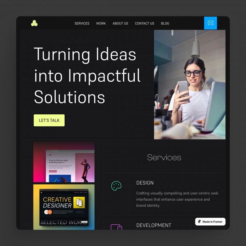 Buy Instance (Design Agency) by Framerstack on Selar