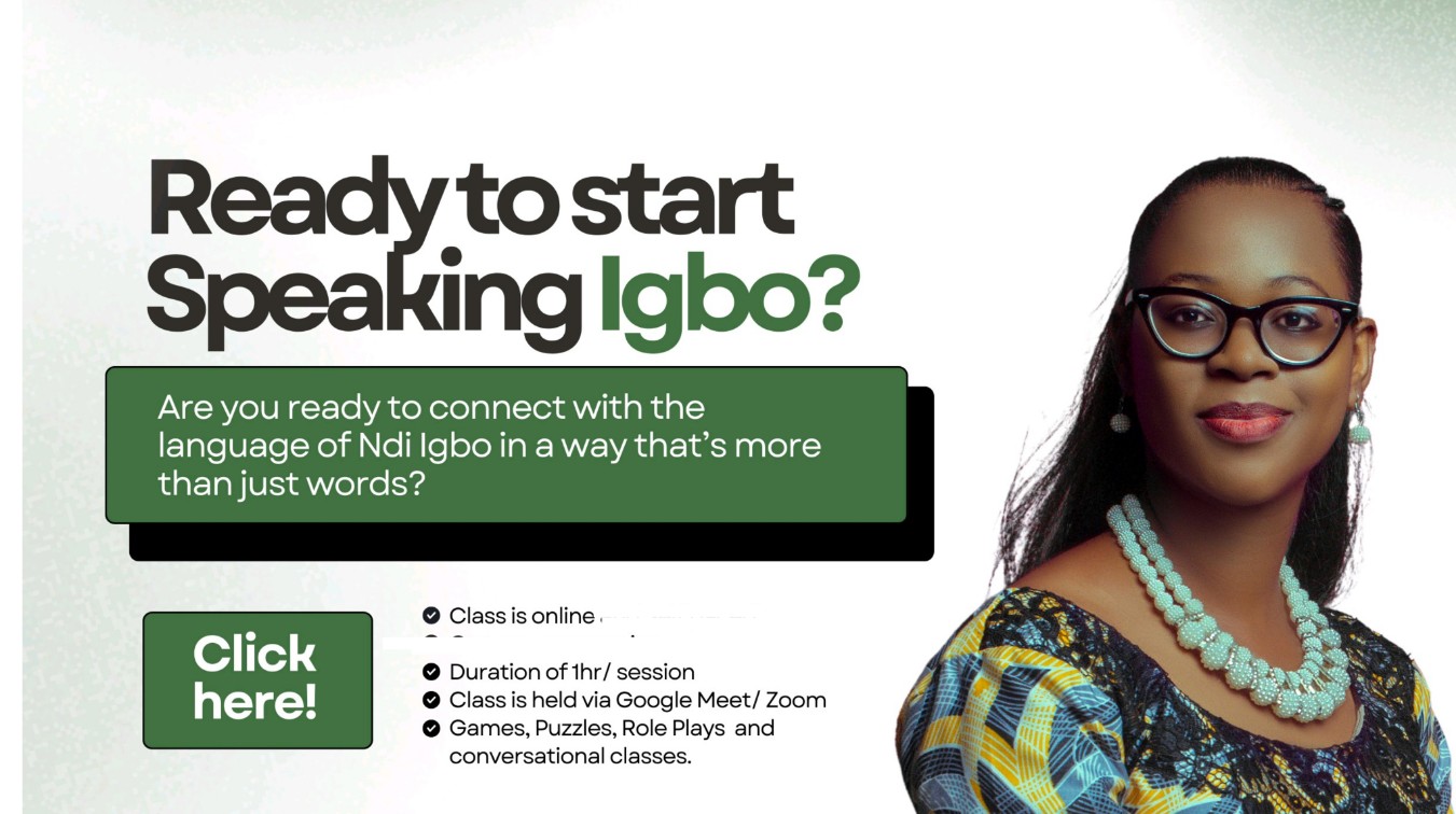 Buy IGBO LANGAUGE GROUP CLASS by Chioma Ekeoma on Selar