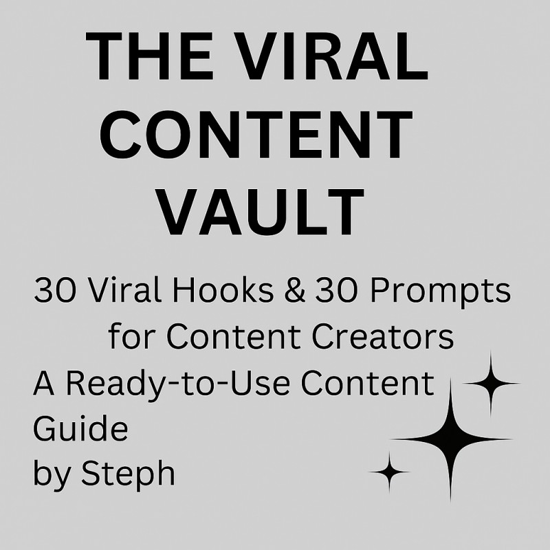 Buy The Viral Content Vault — 30 Hooks & 30 Prompts for Content ...