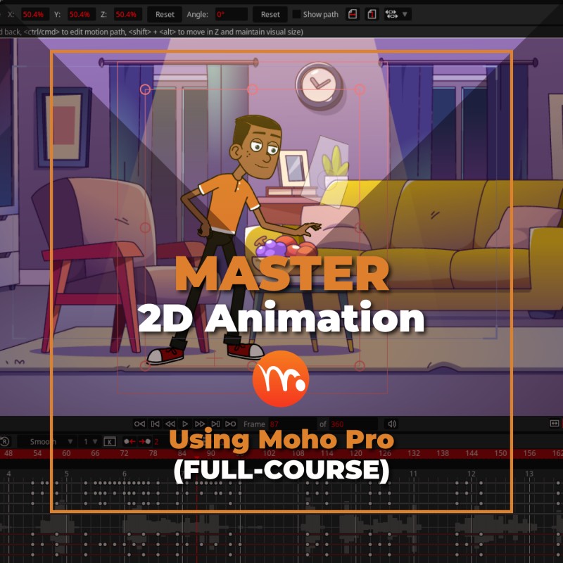 Buy MASTER 2D ANIMATION USING MOHO PRO (COMPLETE VIDEO COURSE + ONE YEAR MENTORSHIP) by Crisab ...