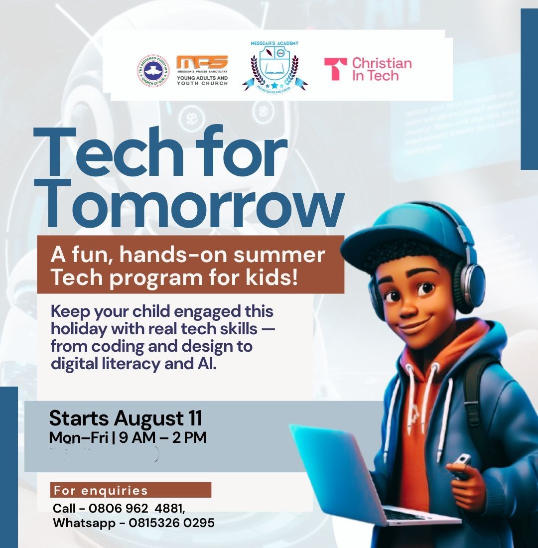 Buy Tech for Tomorrow – Summer Tech Program (August 2025) by Christian In Tech on Selar