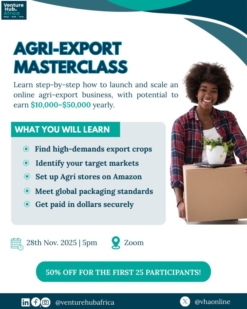 Get Agri-Export masterclass by CPV Events on Selar