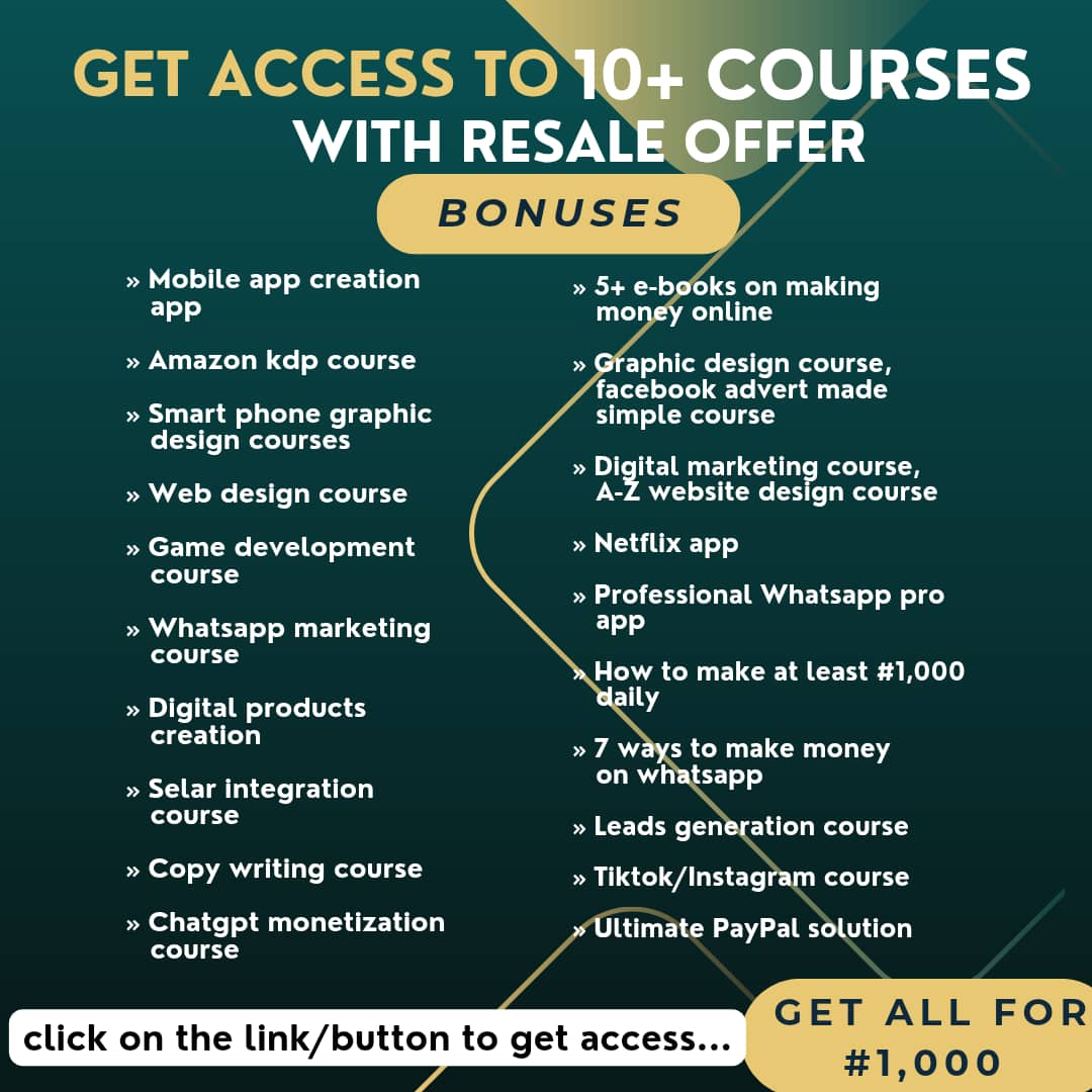 Buy 10plus Digital courses by JE Digitals on Selar