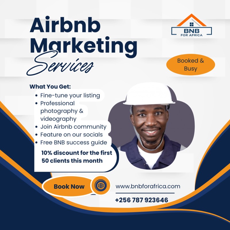 Buy Airbnb Promotion & Marketing Service by Crispus Kiwanuka on Selar
