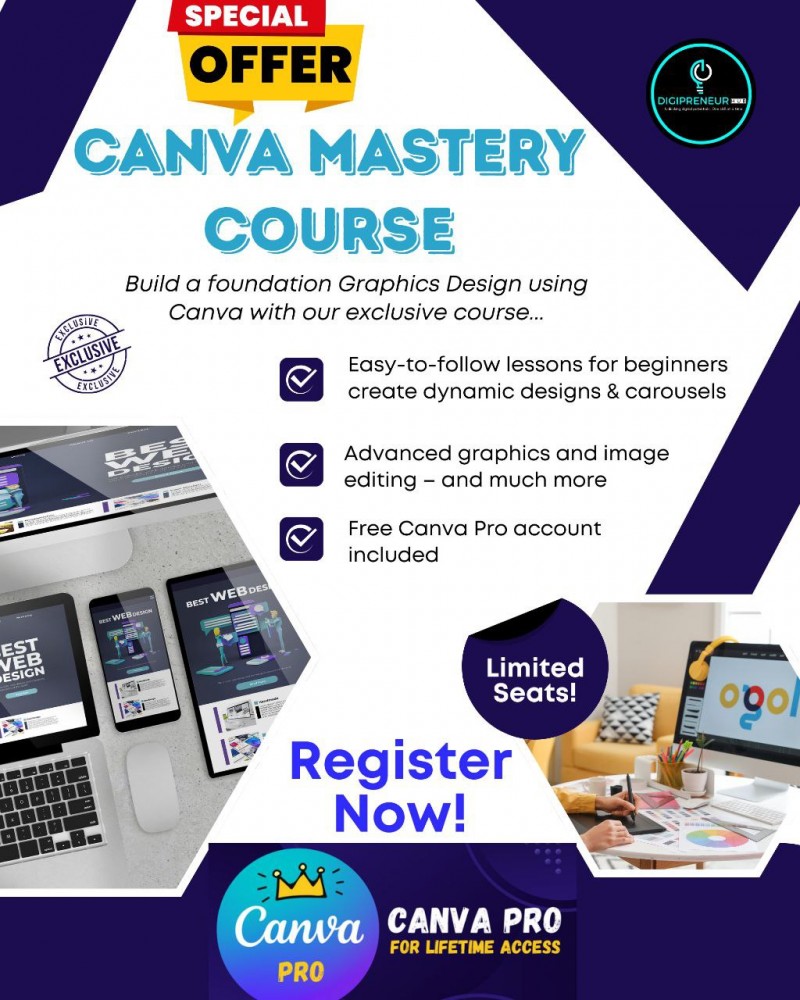 Buy Canva Masterclass for Creatives Plus Exclusive Access to Pro Account by Cube Tech Consults ...