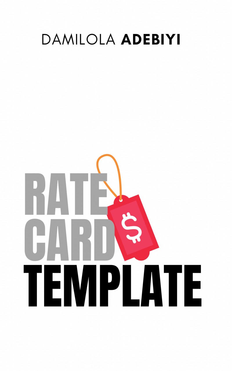Get RATE CARD TEMPLATE by Damilola Adebiyi on Selar