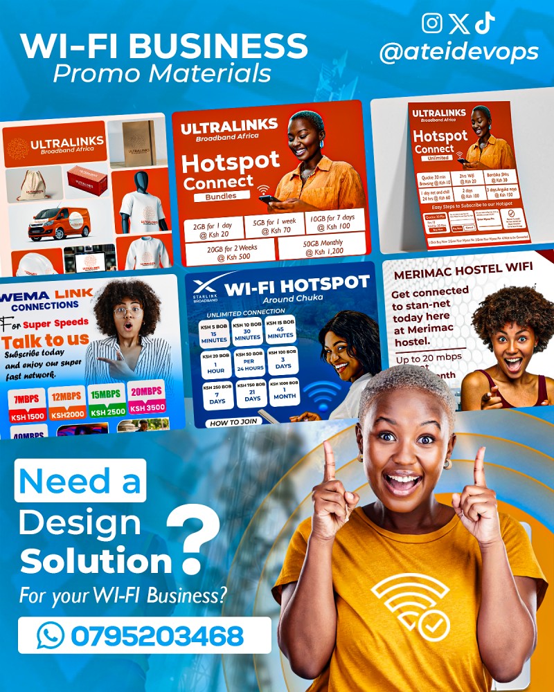 Buy WIFI Promo Material by Danmike Atei on Selar