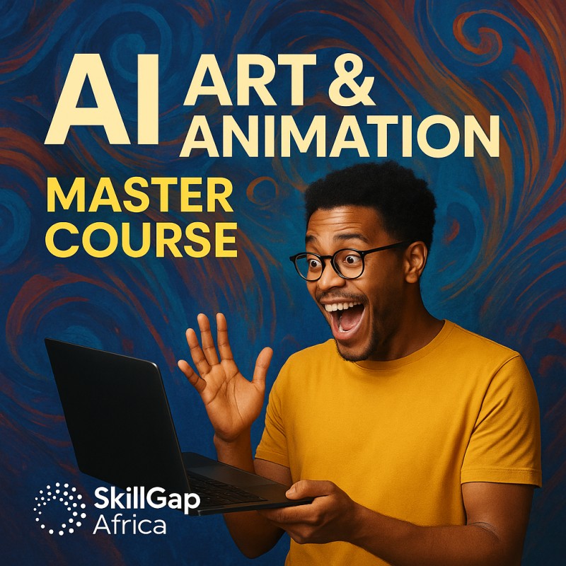 Buy AI Art And Animation Master Course by SkillGap Africa on Selar