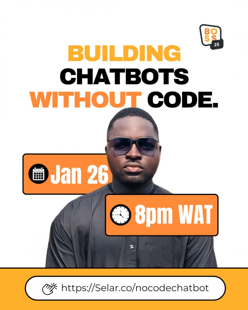 Get Building Chatbots Without Code. by Dboss Nigeria on Selar