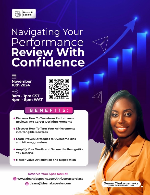Buy Thrive In Your Review Masterclass by Deana B Speaks on Selar