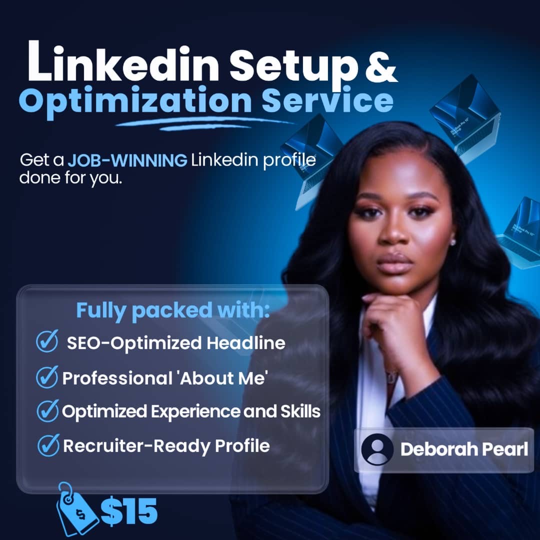 Buy ⭐ LINKEDIN OPTIMIZATION SERVICE by Deborah Dosunmu on Selar