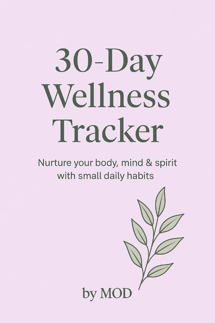 Buy 30-Day Wellness Tracker: Build simple healthy habits, gently ...