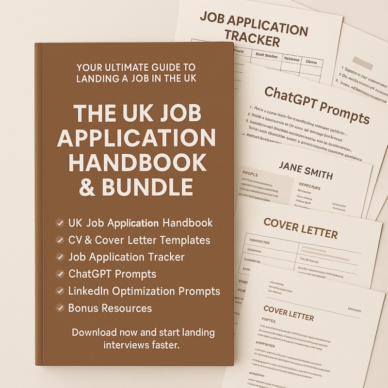 Buy UK JOB APPLICATION HANDBOOK & BUNDLE by Deborah Brown on Selar