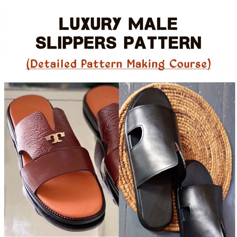 Buy Luxury Male Slippers Pattern (Complete Beginner Course) by Chinenye ...