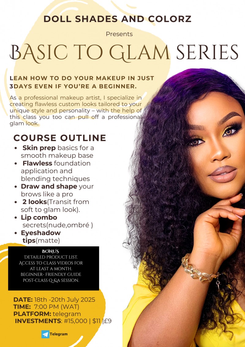 Buy BASIC TO GLAM SERIES WITH DOLLSHADES & COLORZ by Dorcas Akpan on Selar