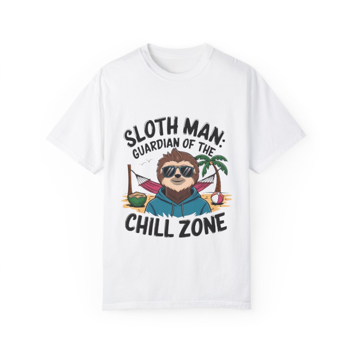Buy Sloth Man T-shirt by Jaqueline Hansen on Selar