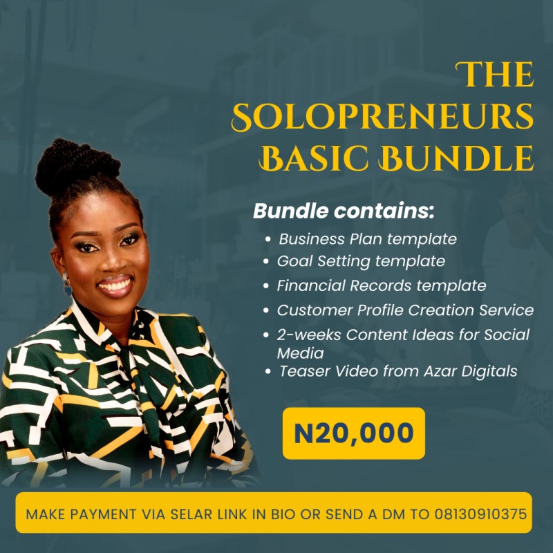 Buy The Solopreneurs Basic Bundle by Duchess Osato on Selar