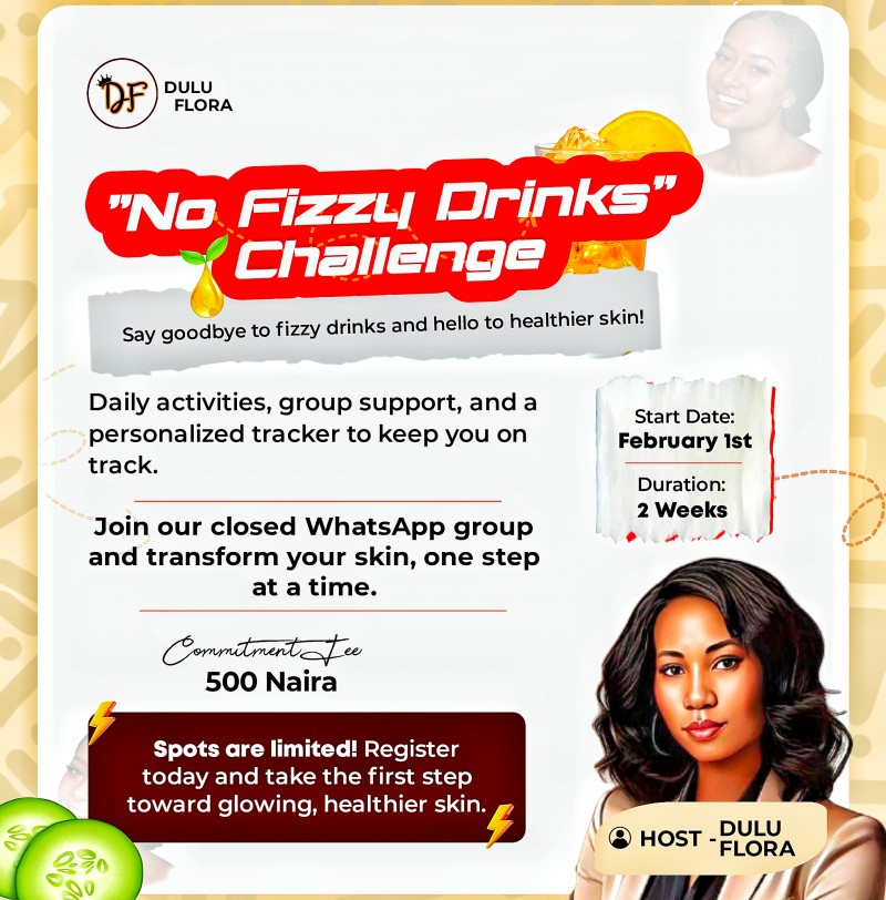 Buy The 'No Fizzy Drinks' challenge by Dulu Ehinmosan on Selar