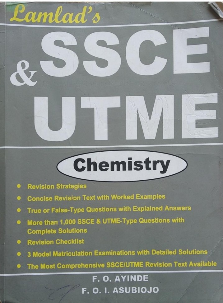 Buy Lamlad Chemistry for SSCE and UTME by E the learning on Selar