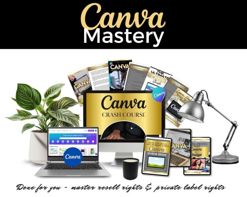 Buy Canva Mastery Course | MRR & PLR by Remote Jobs South Africa on Selar